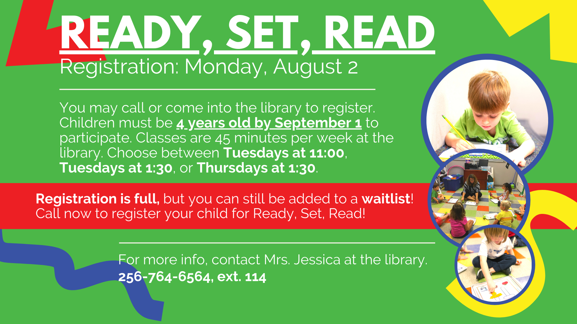 Florence-Lauderdale Public Library Kids Programs