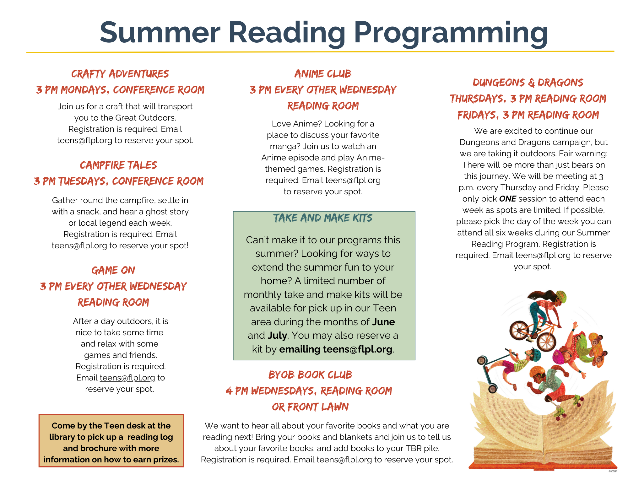 Florence-Lauderdale Public Library Teen Programs